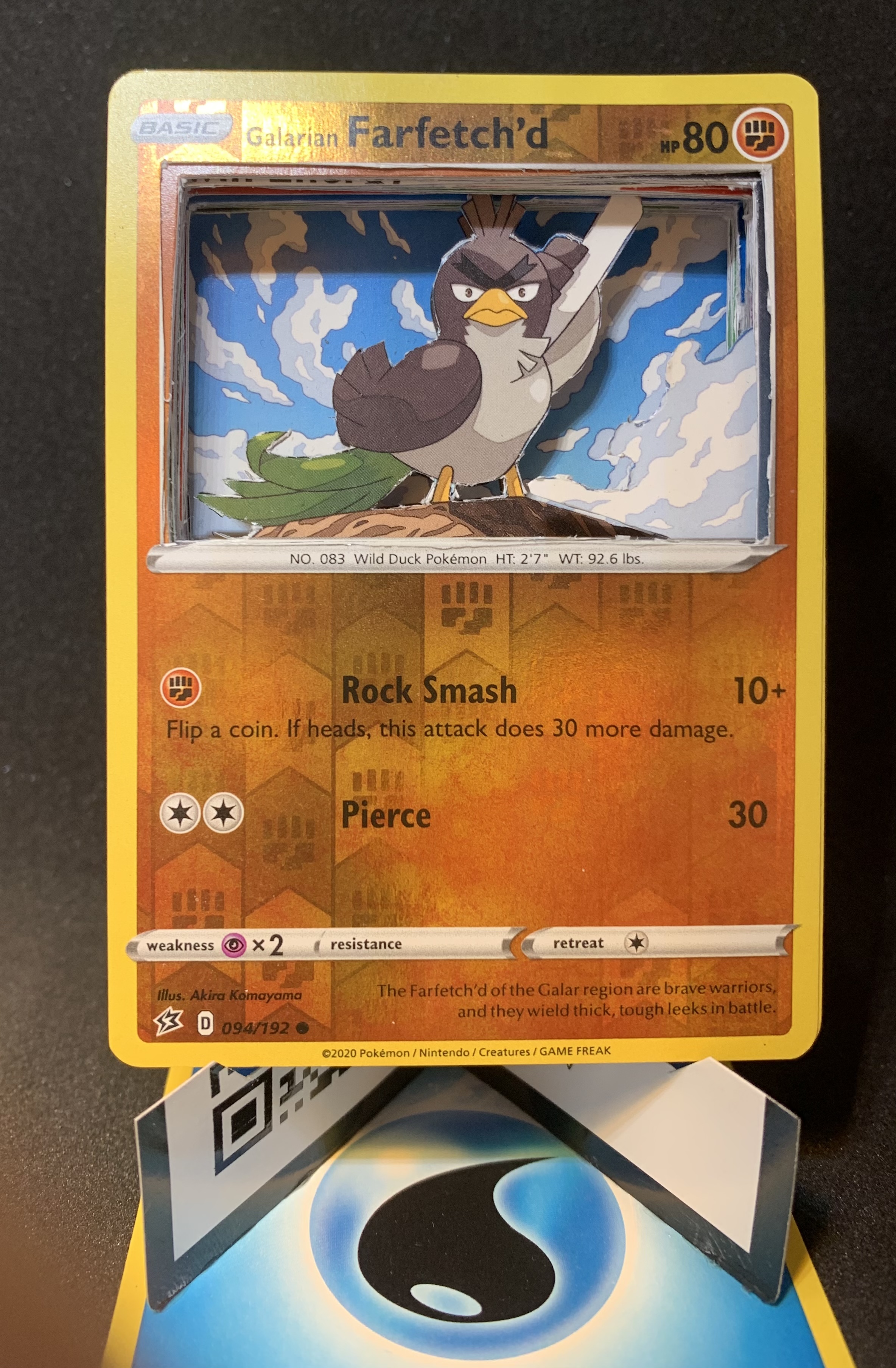 Handmade :: 3D Pokemon Card - Farfetch'd - Tabania Taiwan：產品目錄